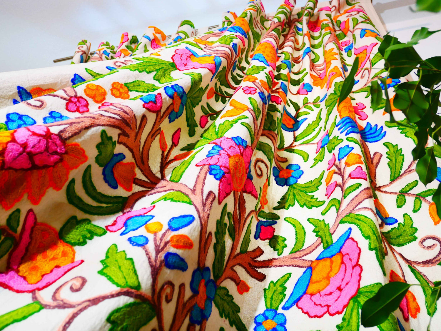 Handcrafted Kashmiri Textiles for Soulful Spaces | The Shanti Home