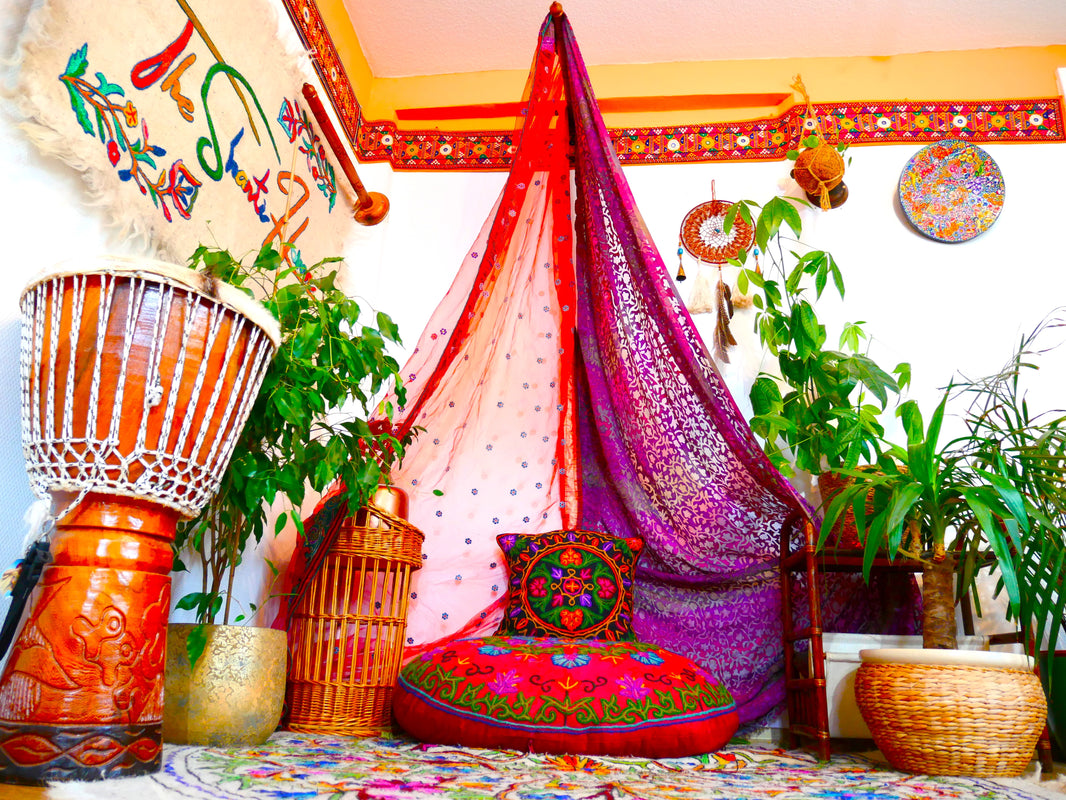 Floor seating Handmade in India | The Shanti Home