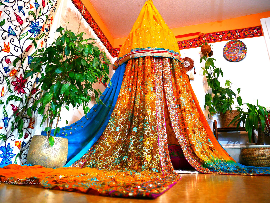 Saree Canopies | The Shanti Home