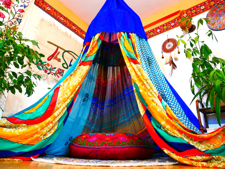 Saree Canopies | The Shanti Home