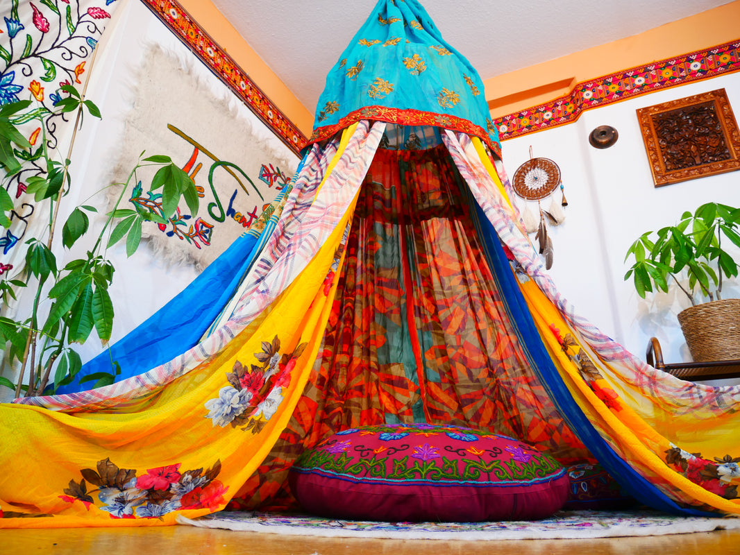 Saree Canopies | The Shanti Home