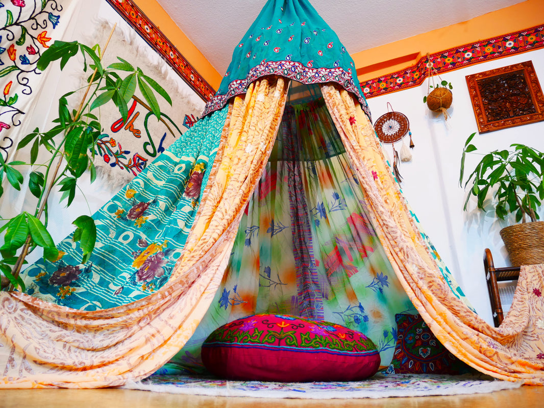 Saree Canopies | The Shanti Home