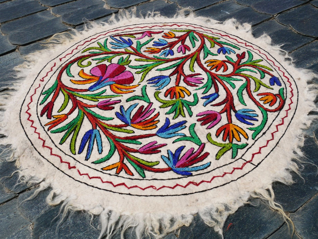 Kashmiri Namda rugs | The Shanti Home